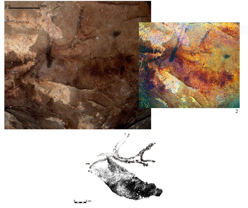 Painted Deer from Gorham’s Cave