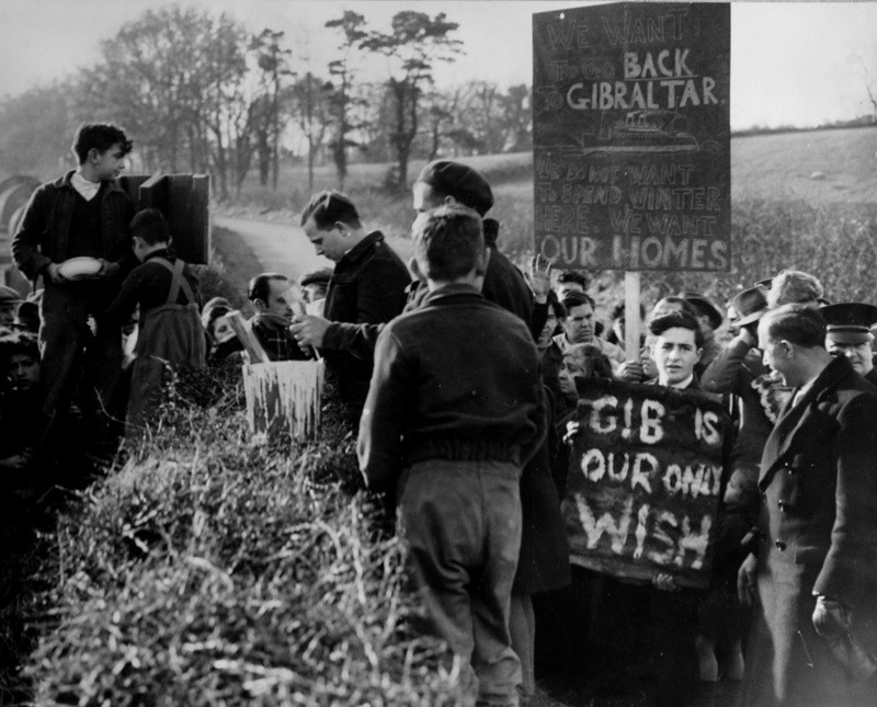 Gibraltarians evacuated to Northern Ireland during World War II