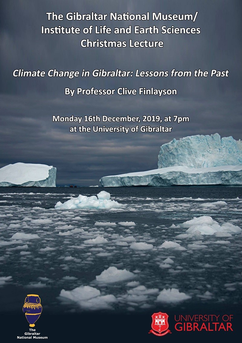 Christmas Lecture 'Climate Change in Gibraltar: Lessons from the Past'